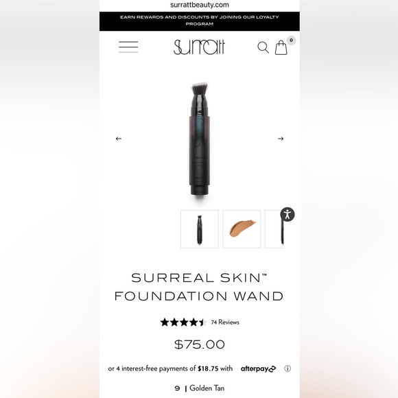 Surrat | Makeup | Surrat Surreal Skin Foundation Wand In Shade 9 Golden ...